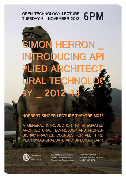Open Lecture: Simon Herron – Introducing Applied Architectural ...