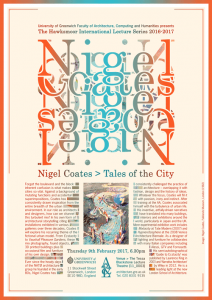 The Hawksmoor International Lecture Series 2016-2017 :: Nigel Coates ...