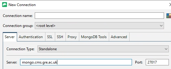 MongoDB – CMS Support