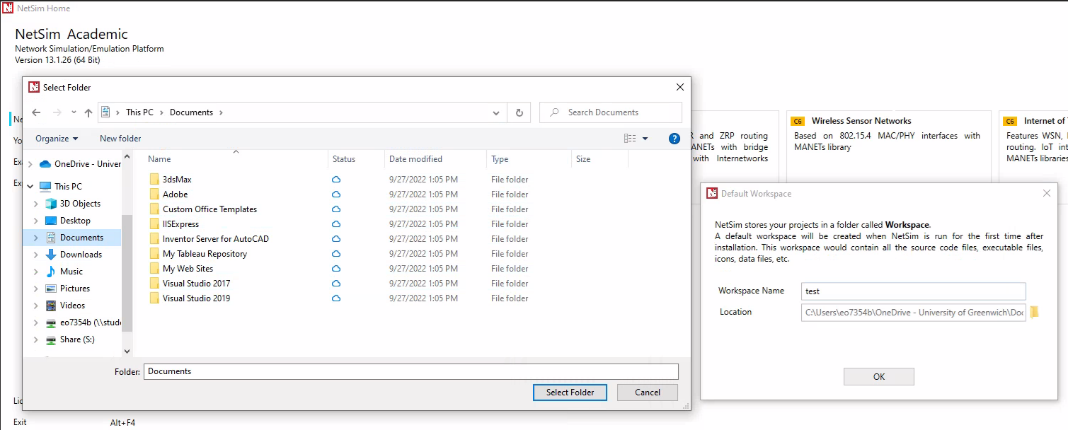 NetSim – CMS Support